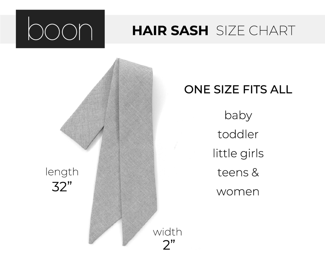 Benson Hair Sash – Boon Ties